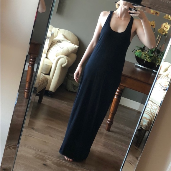 Vince | Dresses | Vince Racerback Scoop Neck Sweater Maxi Dress | Poshmark
